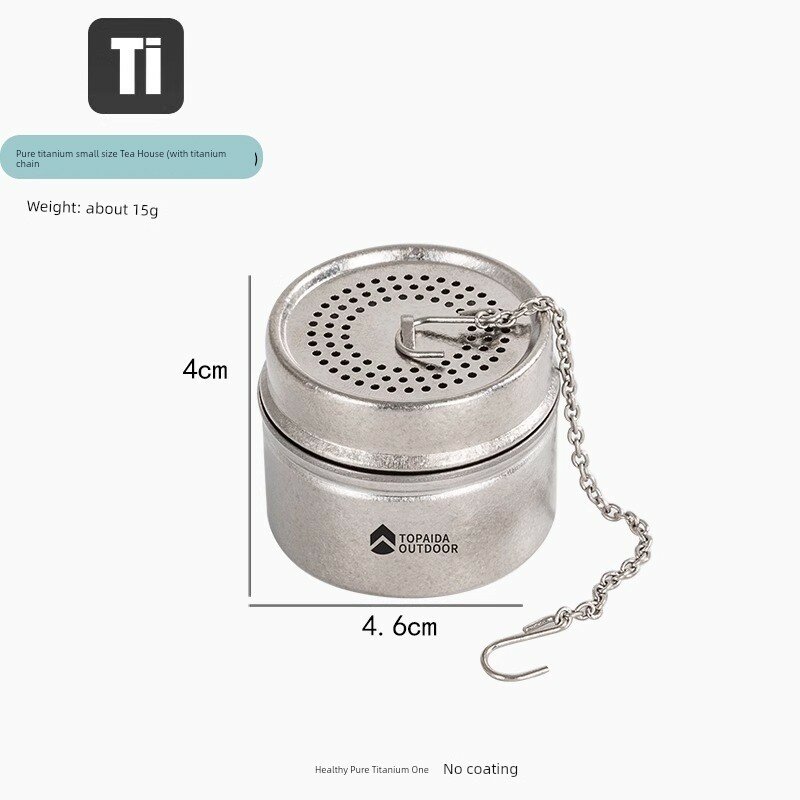 Чайный фильтр из чистого титана, высококачественный фильтр для чайных листьев, сепаратор для чая, изолятор для чайной