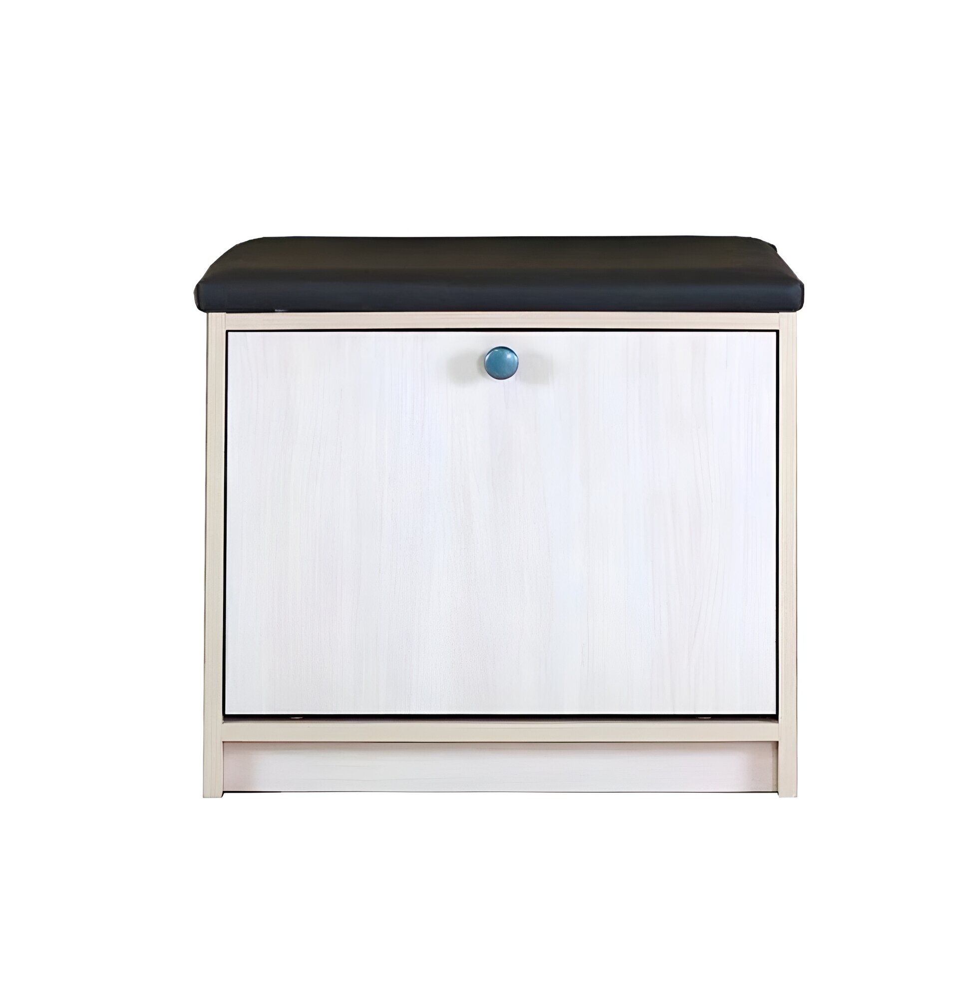 Тумба для обуви УЮТ-1, 55х35х50 см, с мягким сиденьем, ЛДСП Вяз