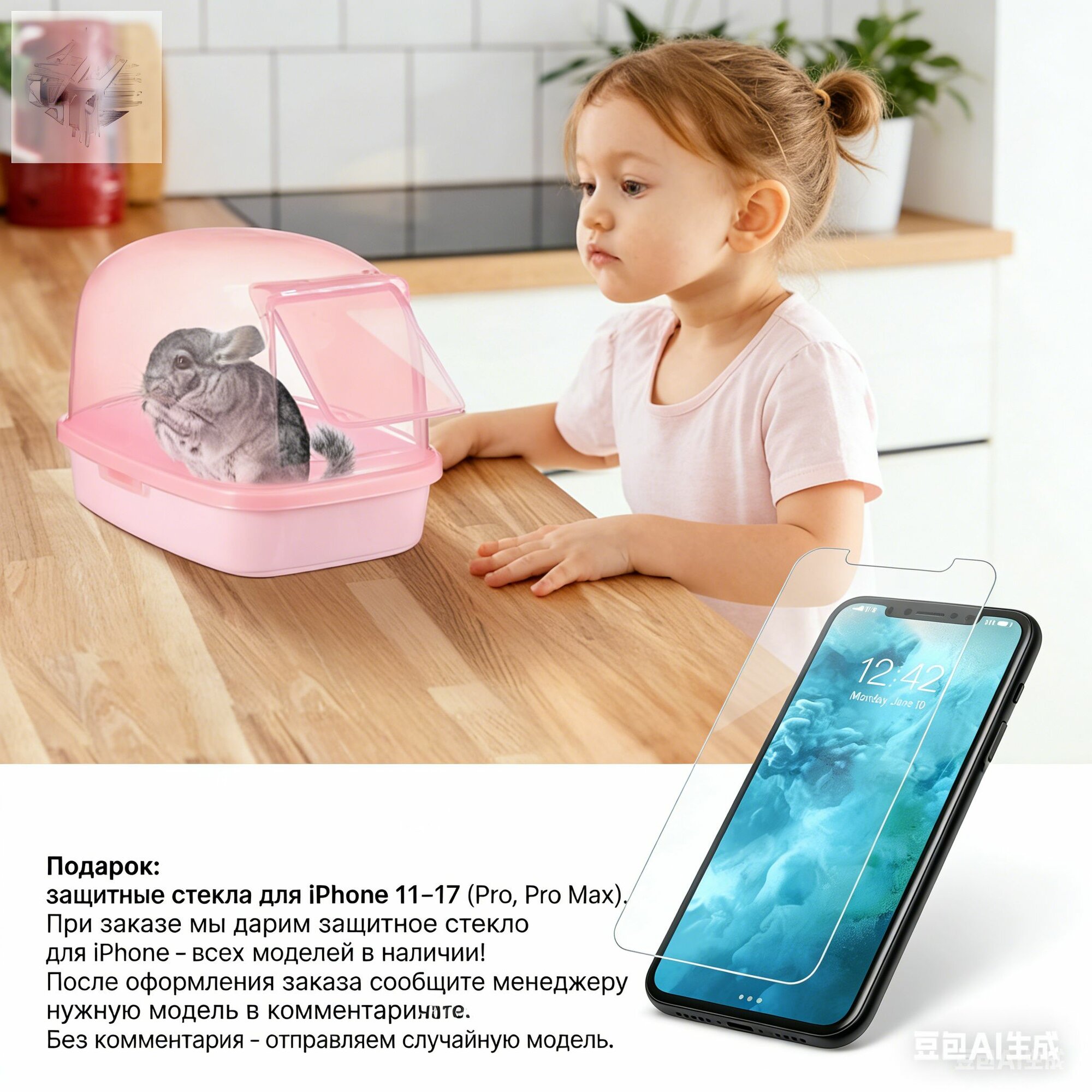 Сауна для шиншиллы, пластиковый песочный туалет для белок и хомяков