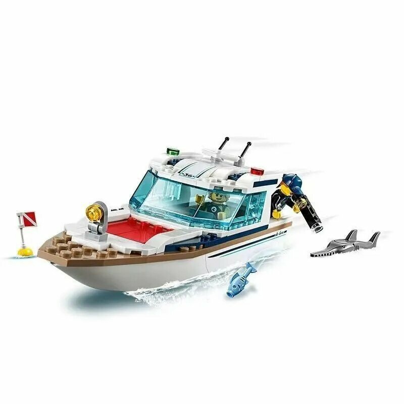 Конструктор LEGO City 60221 Яхта для дайвинга