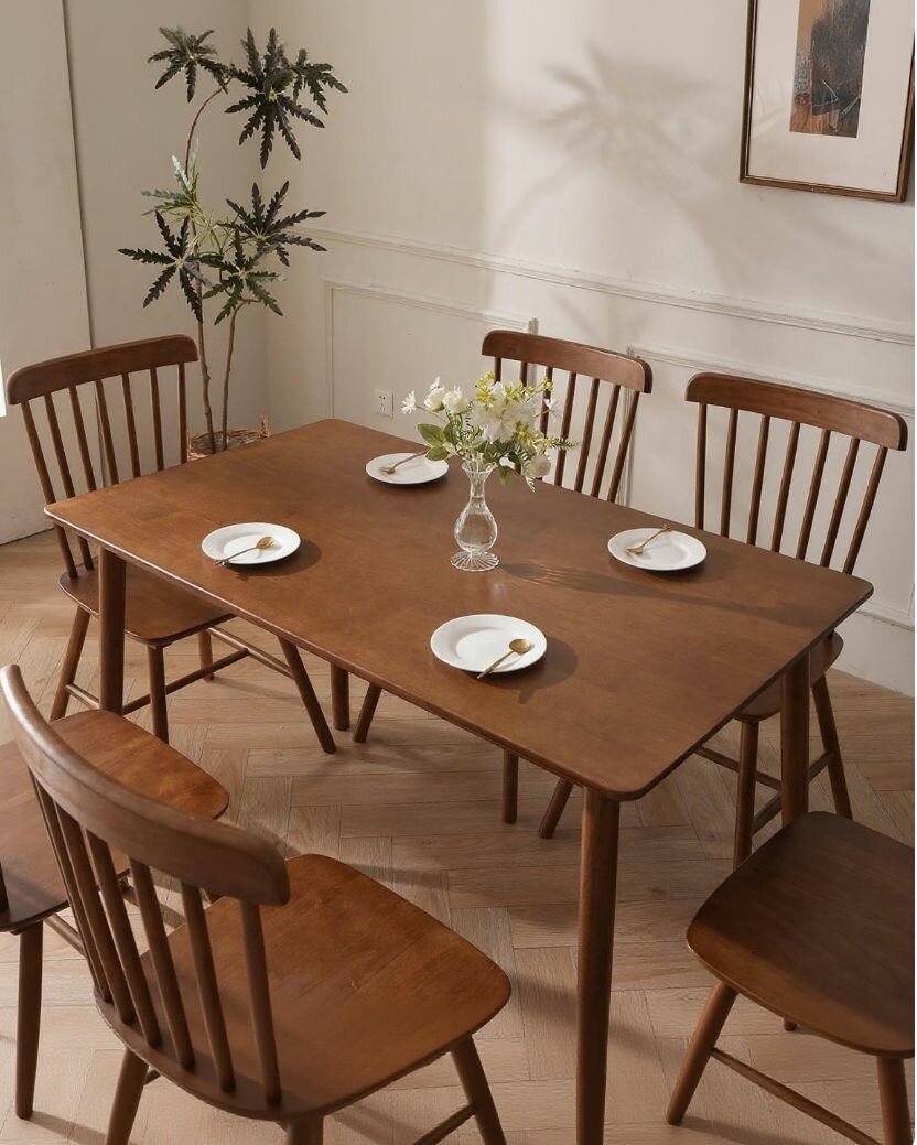 Стол кухонный 160*80*75cm, стол из дуба, Изготовлено из натурального дуба