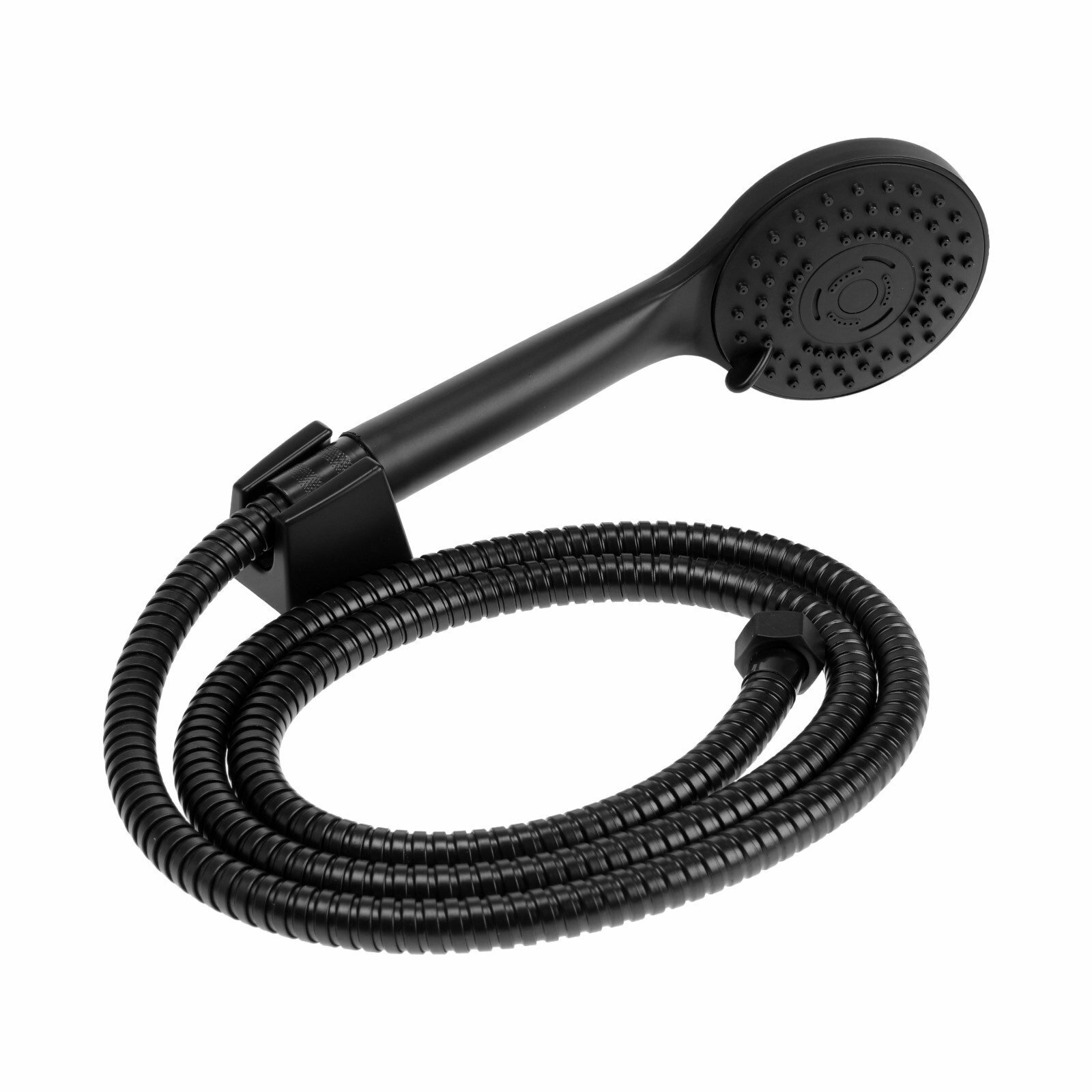 Смеситель для ванны Z4052, излив 27 см, картридж 40 мм, с душевым набором, черный/хром