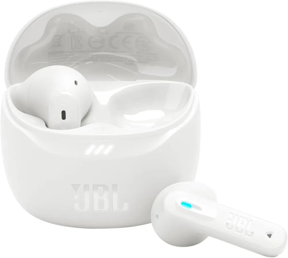 JBL Наушники беспроводные с микрофоном JBL Tune Flex 2, Bluetooth, прозрачный