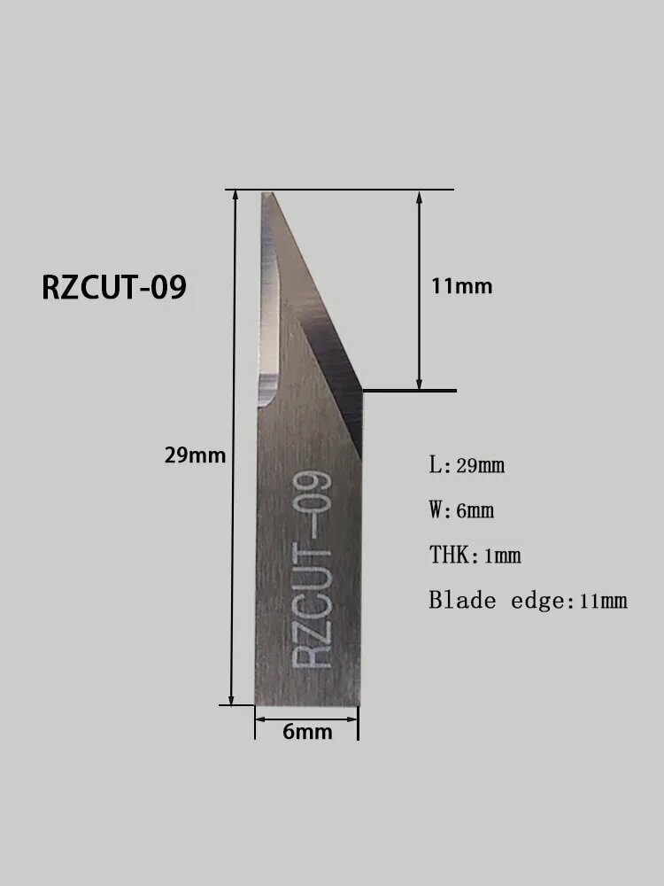 10 шт. RUIZHOU RZCUT-09 Вибрационный нож Лезвие для резки кожи