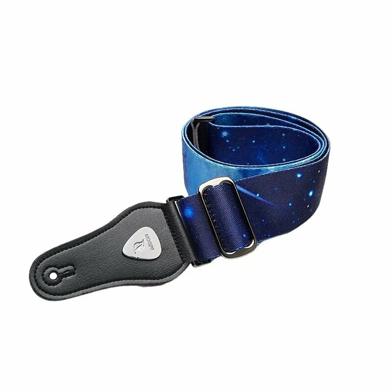 Ремень для гитары регулируемый Ремешок с принтом Подходит для электрического баса и электрогитары