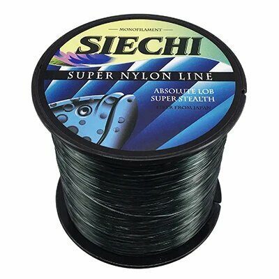 SIECHI Нейлоновая рыболовная леска 1000 м Черный, 5.0, Black