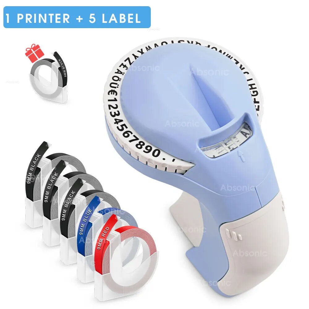 Ручной принтер этикеток Dymo B90 9 мм Printer Set 7