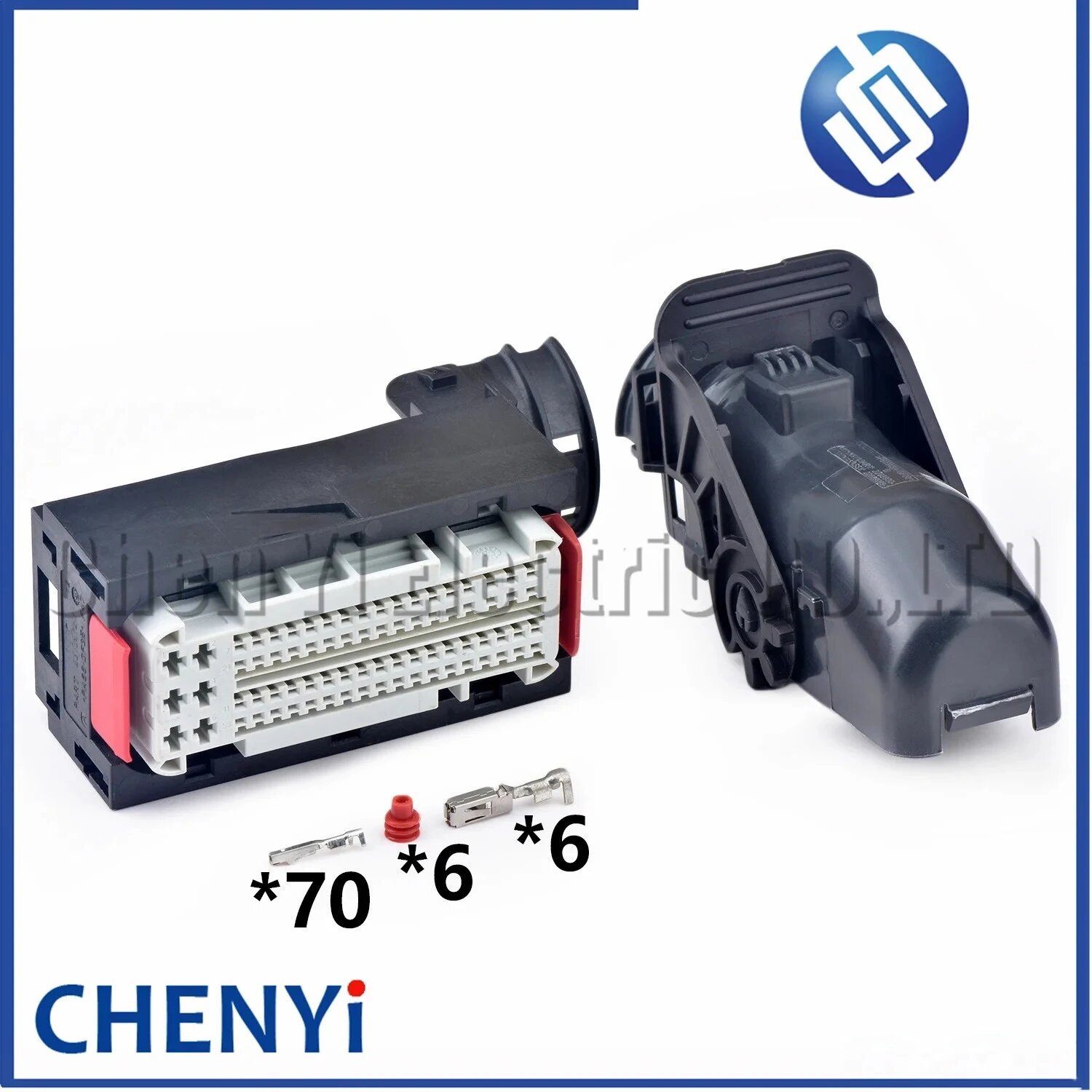 Разъем ECU 76-контактный Weichai Stannic, белый с пином