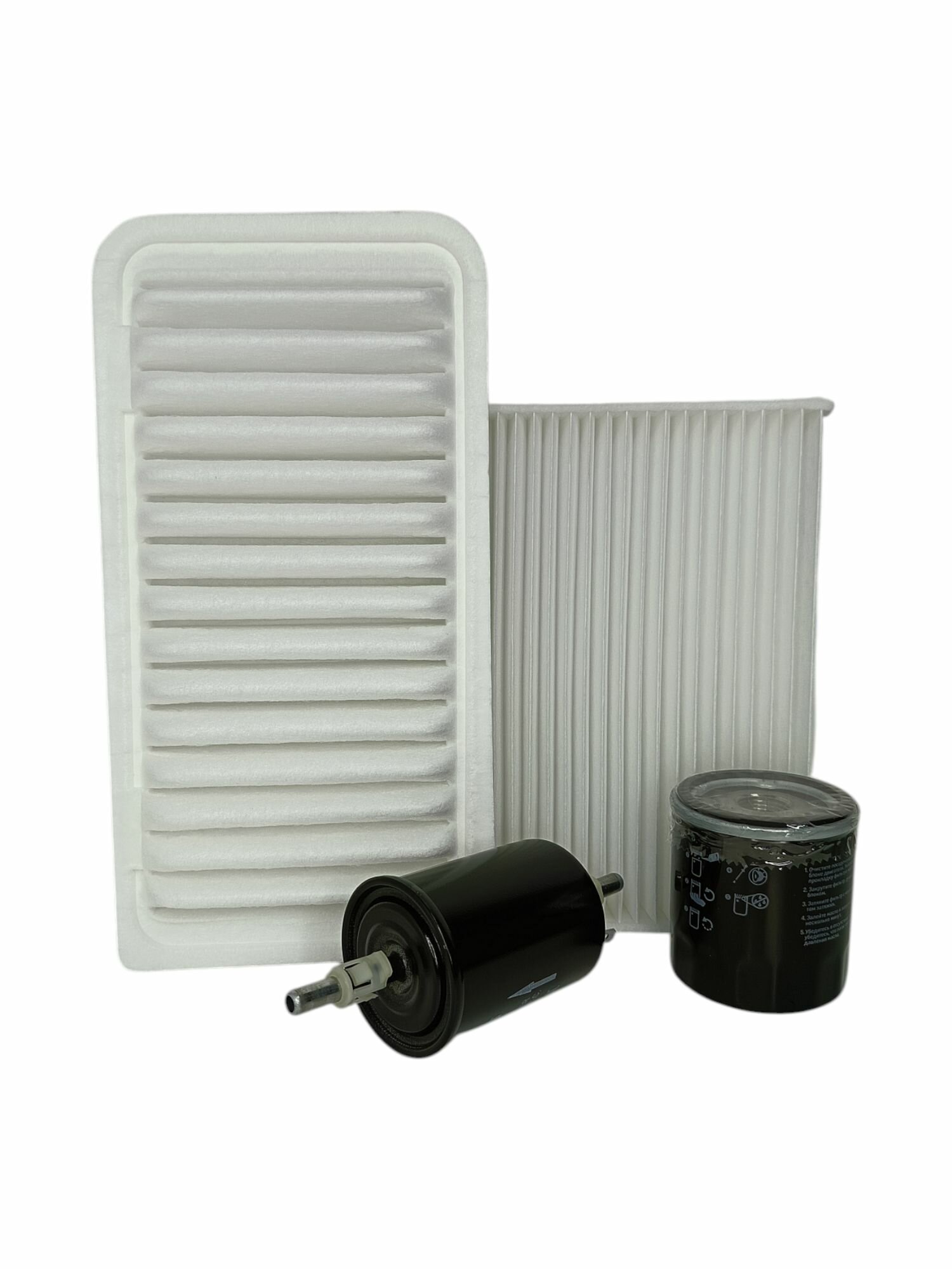 Фильтр воздушный + салонный + масляный + топливный комплект для Лифан Себриум (Lifan Cebrium)