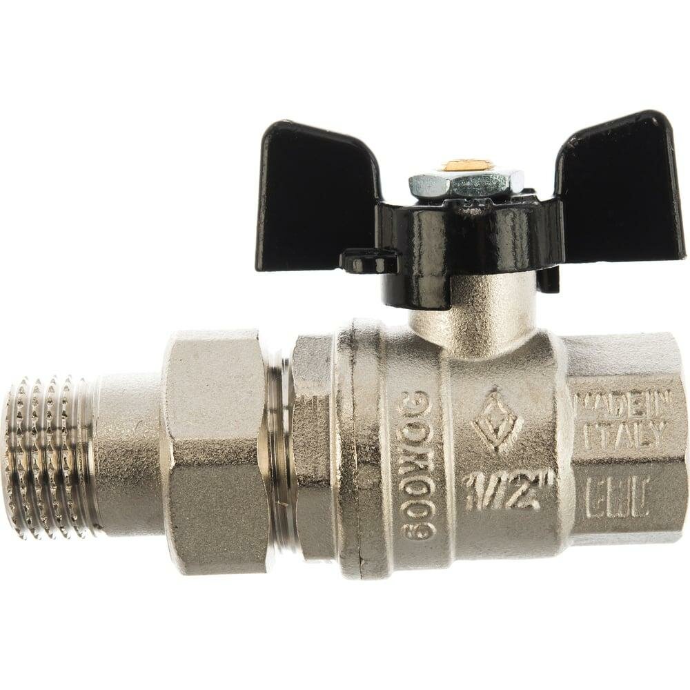 Шаровый кран с полусгоном Bugatti OREGON 1/2 в/н бант артикул 3220027 ИС.081016