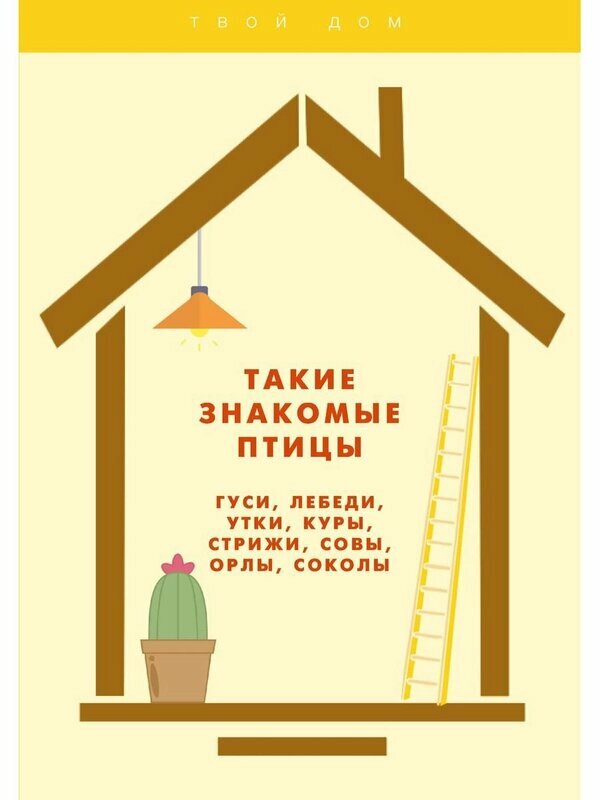 Такие знакомые птицы: гуси, лебеди, утки, куры, стрижи, совы, орлы, соколы (Умельцев А. П.)