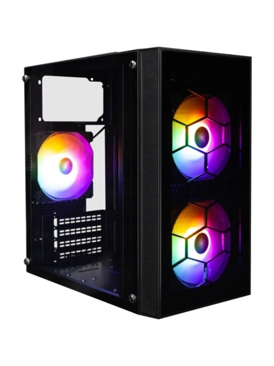 Корпус FIREBASE X1 X1-BK-3F1 черный