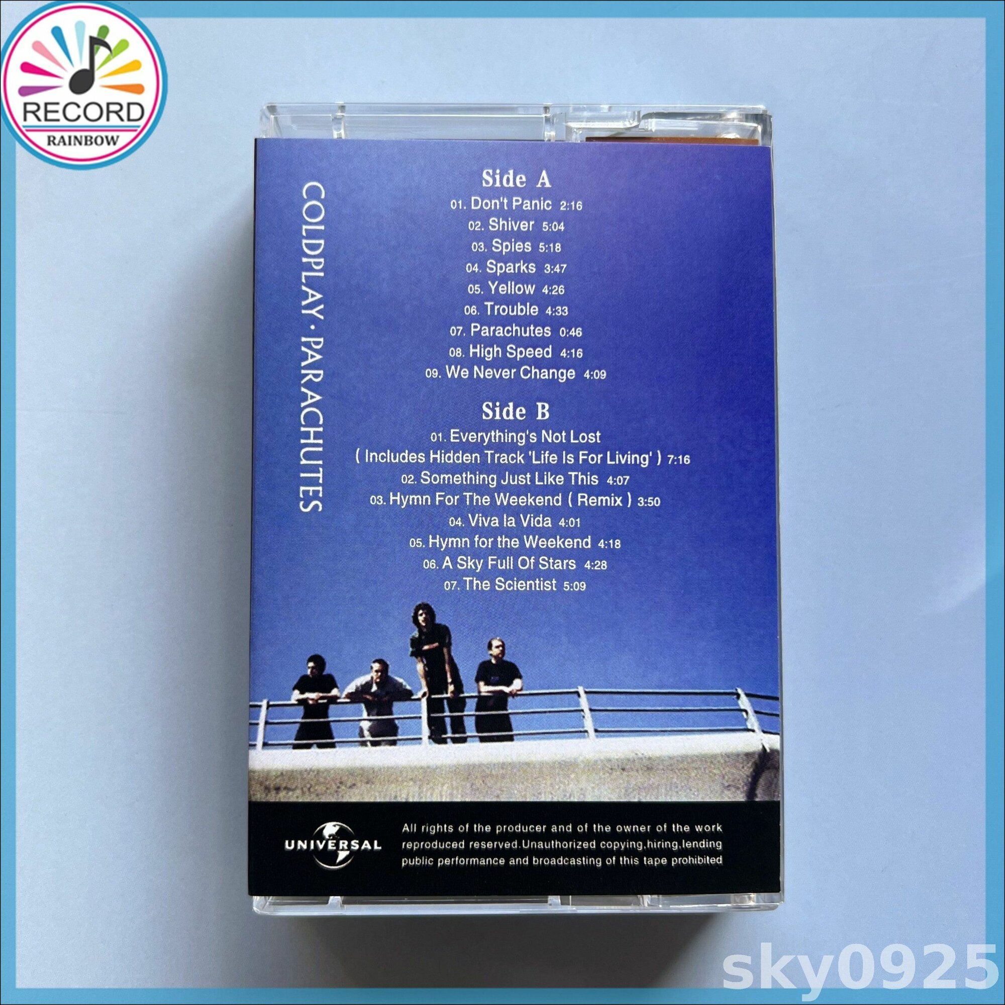 Coldplay кассета — фото 1