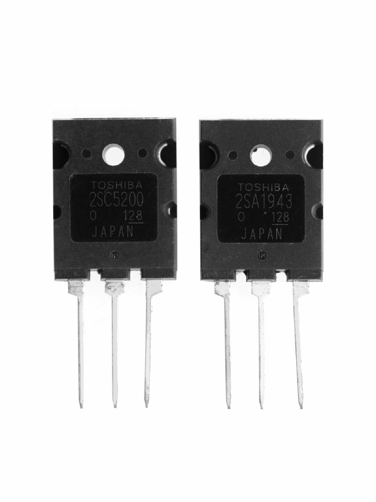 Пара ламп усилителя высокой мощности A1943 C5200 2SA1943 2SC5200 (отечественная)