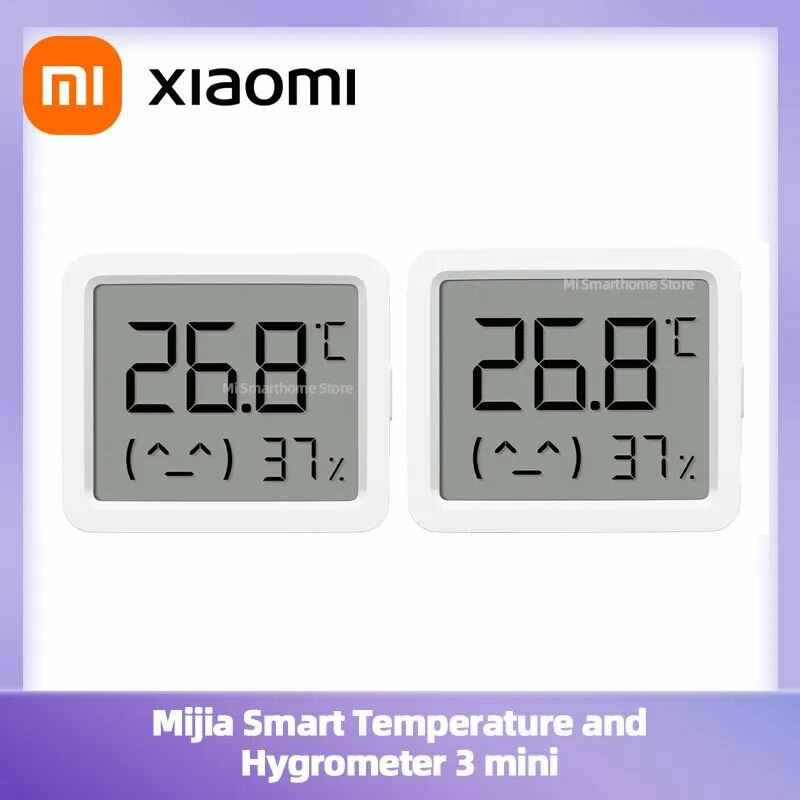 Mijia Умный термометр 3 mini Белый 2 pieces