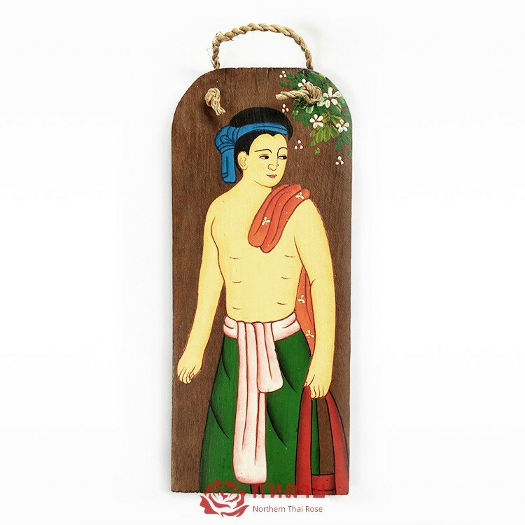 Тайские изделия ручной работы, декоративные картины, украшения для стен Юго-Восточной Азии, ручная роспись, резьба по