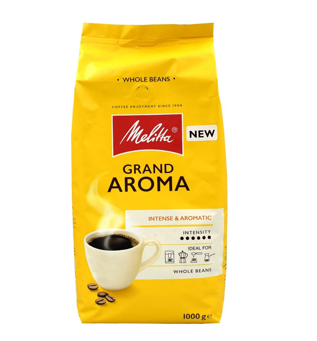 Melitta Grand Aroma кофе в зернах 1 кг