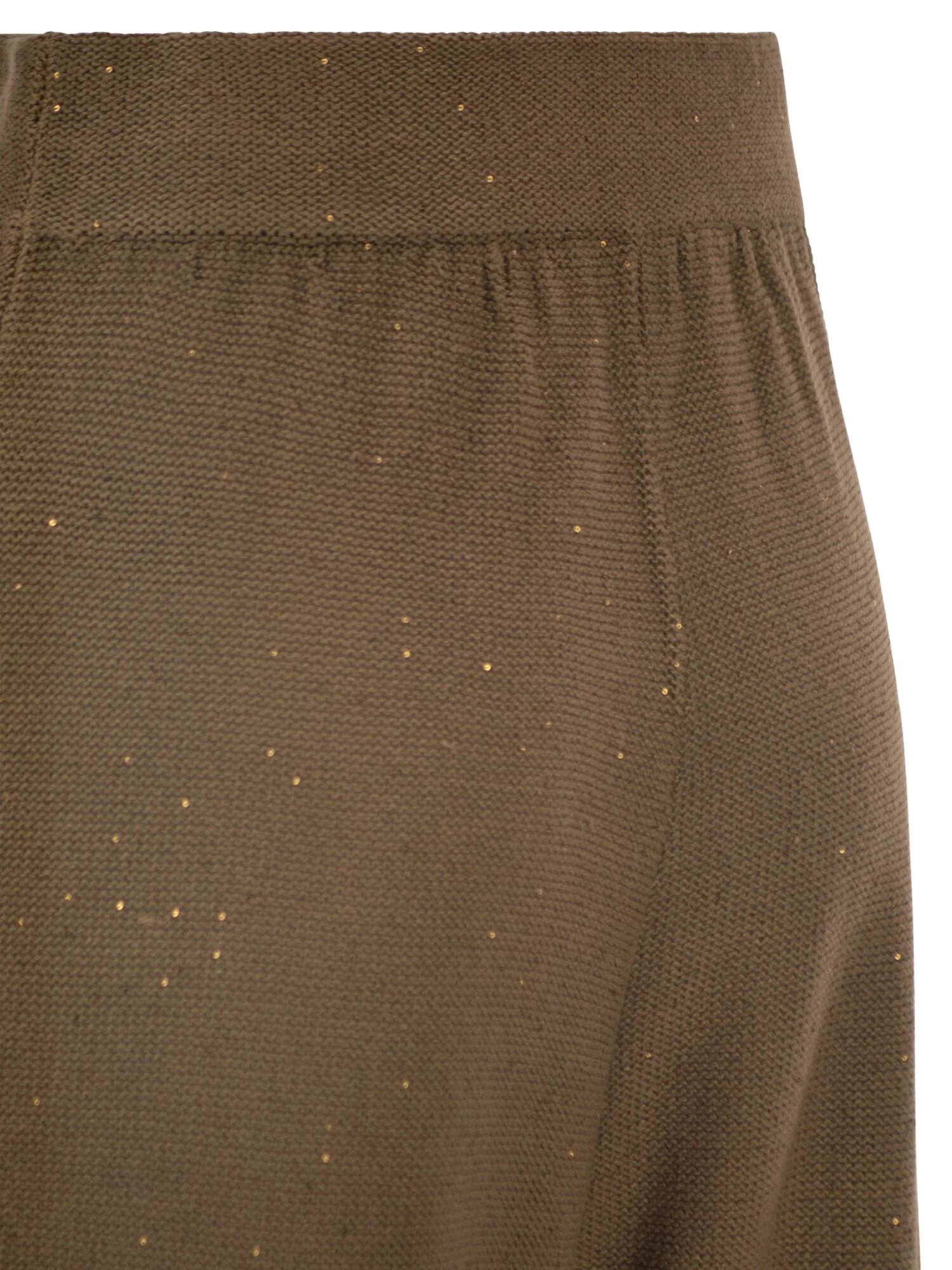 Брюки FABIANA FILIPPI Sequin-embellished trousers, размер 42, brown — фото 1