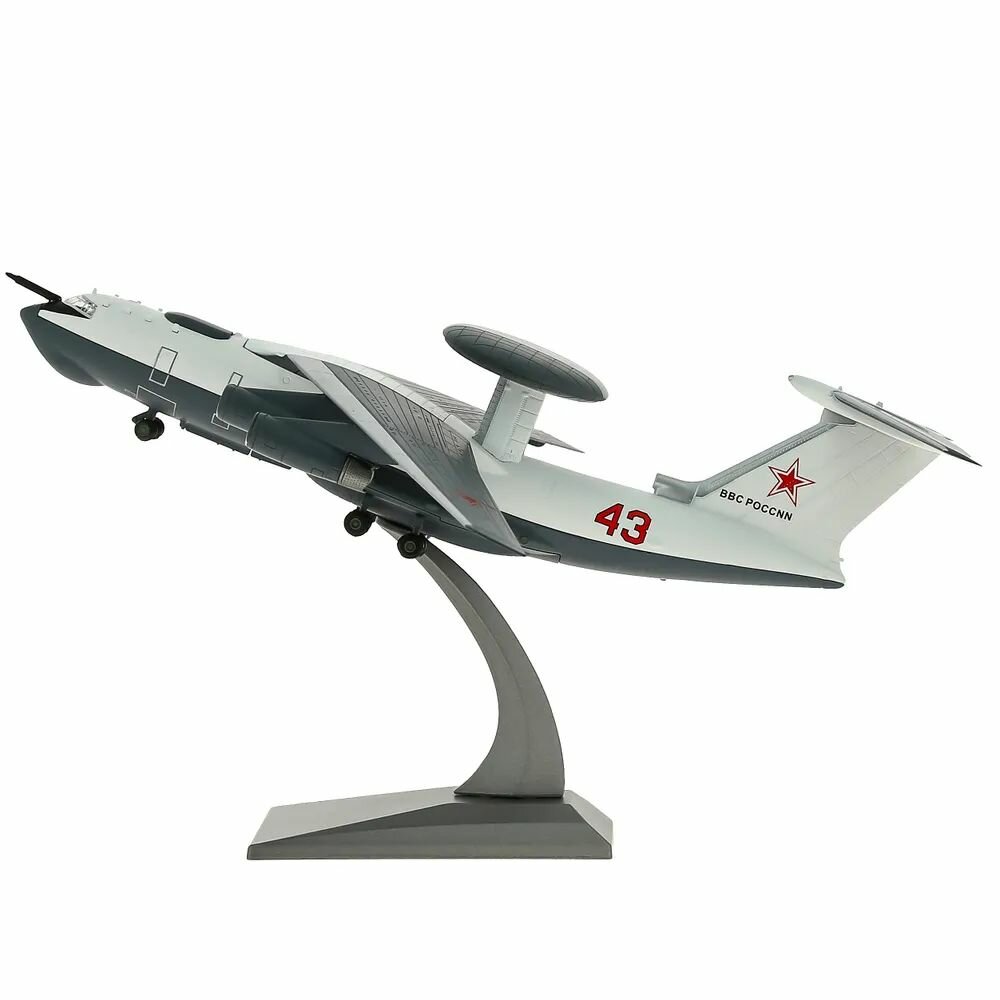 Высокоточная модель самолета А-50 (на базе Ил-76) ВВС России, масштаб 1:200.