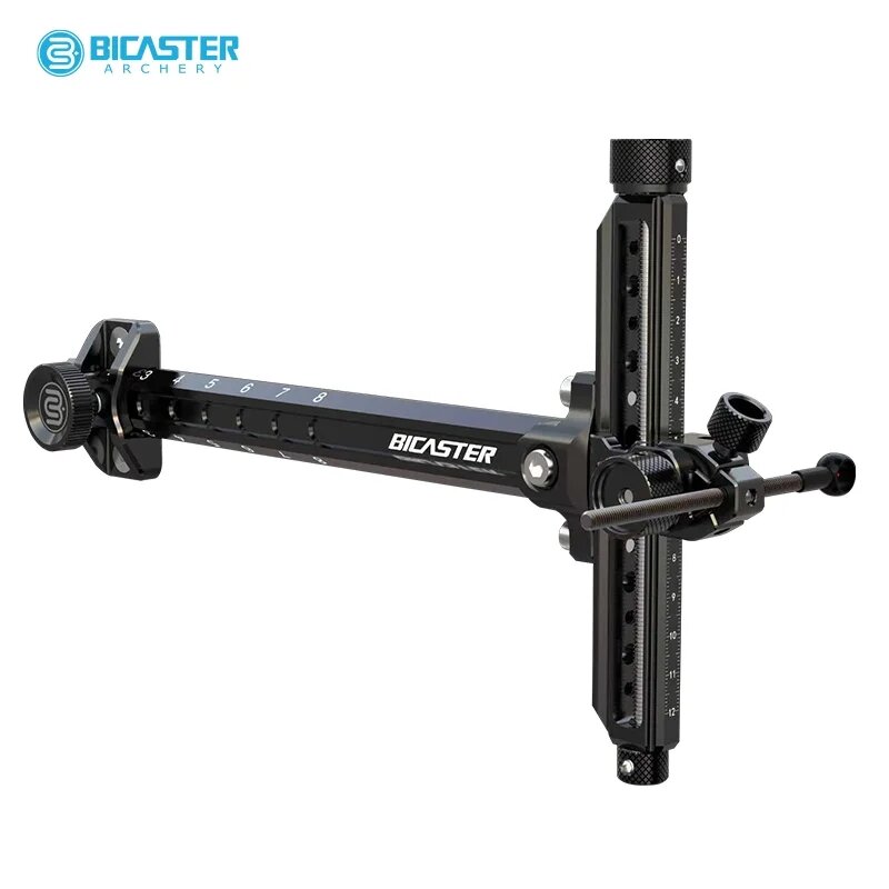 BICASTER AURA изогнутый прицел для лука 9 дюймов Черный, black