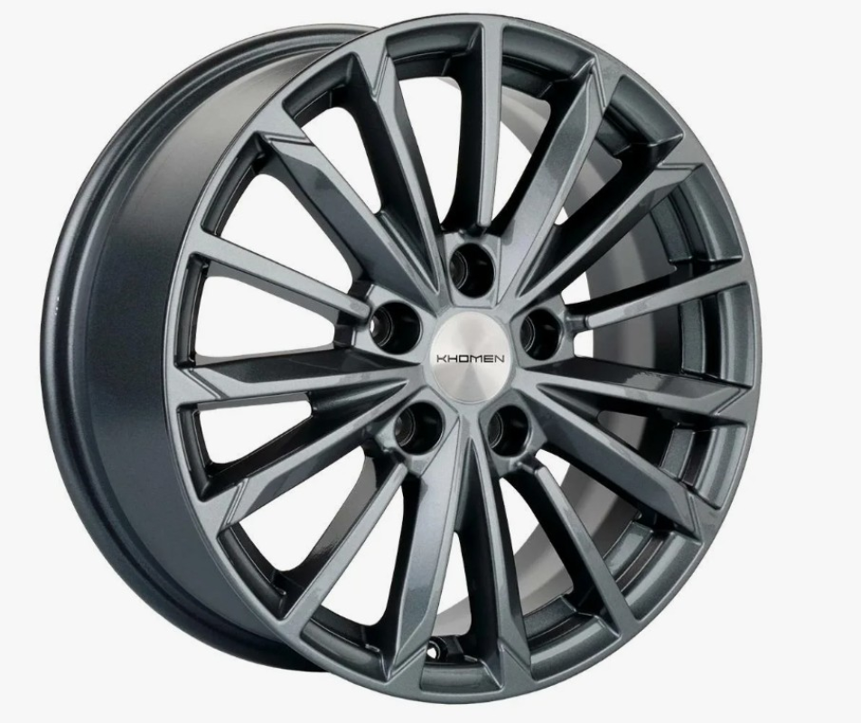 Диск колесный Khomen Wheels KHW1611 (Huyndai|Kia) 6,5x16 5x114,3 Dia67.1 ET43 цвет Gray