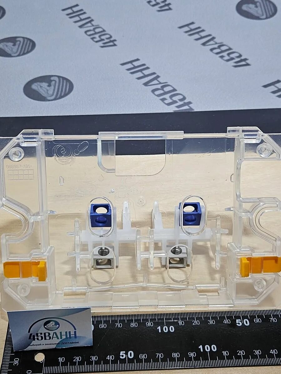 Механизм кнопки смыва, крепежная рамка пластина с крючками кнопки Ideal Standard RV24167 инсталляции PROSYS 120