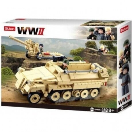 Конструктор "Бронетранспортер" 460 деталей в коробке