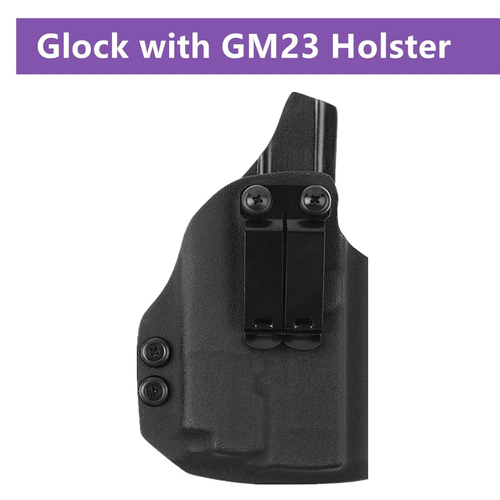 Внутренняя кобура Kydex SWAFTYLL для Glock 17 19 19X 25 31 45 с фонариком Olight Baldr GM23 Holster