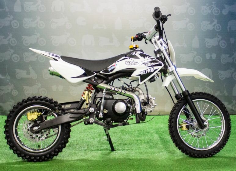 Питбайк 125 куб. Возраст 6-12 лет 14/12 KXD 607 LUX c фарой и электростартером