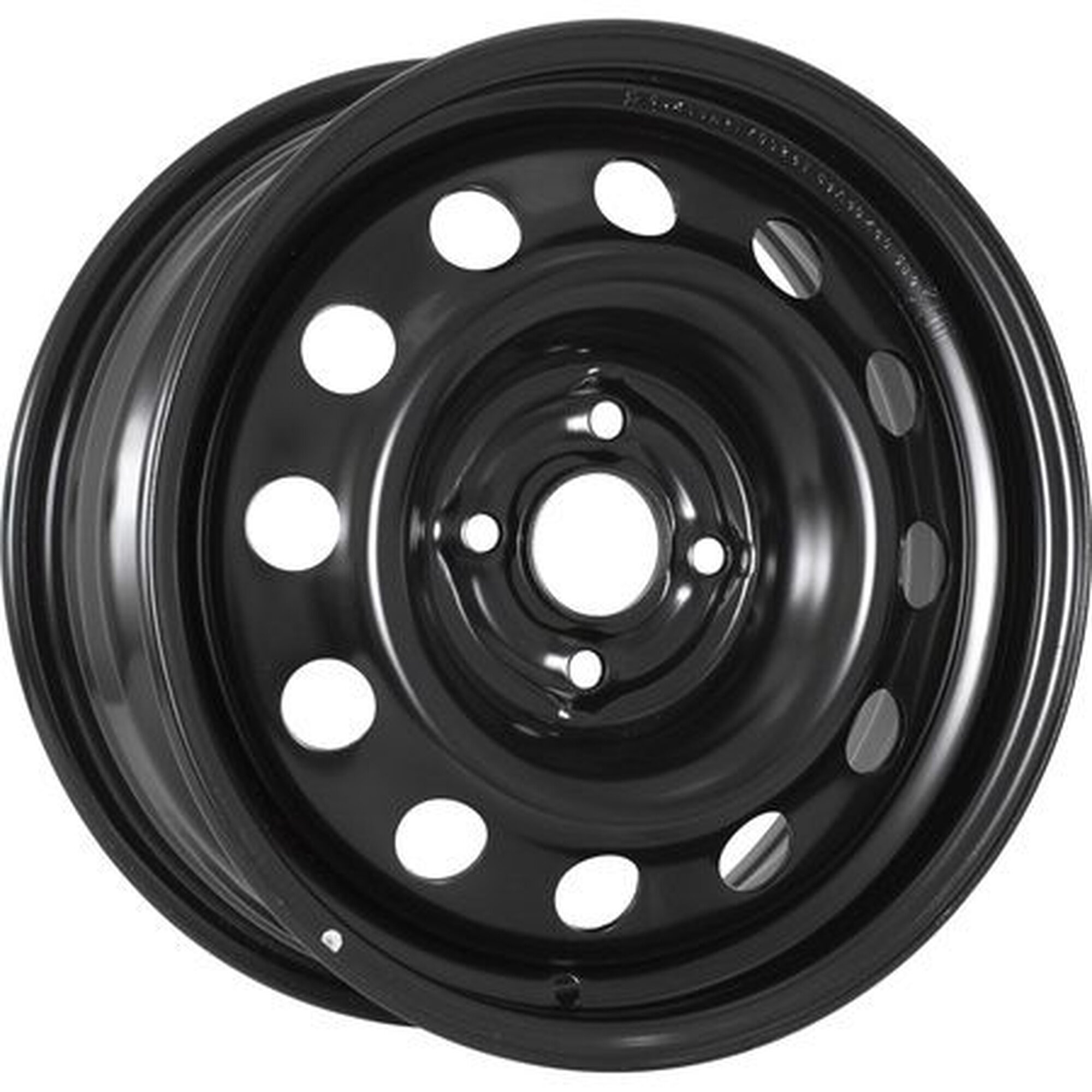 Колесный штампованный диск Евразиа тапо 64A40Z R15x6 4x100 ET40 CB56.5 Black