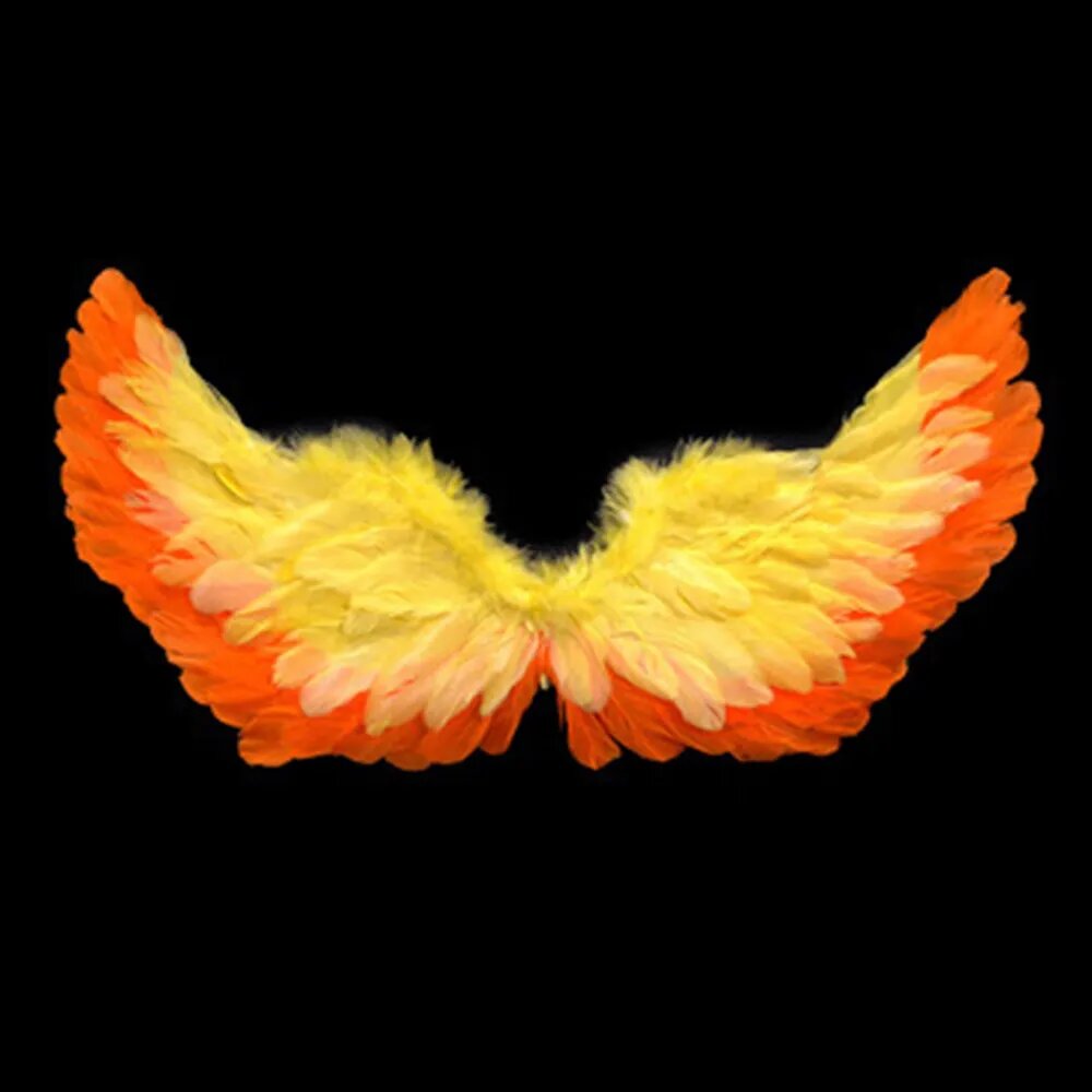 Косплей крылья ангела из перьев - сценический реквизит для Хэллоуина и фотосессий