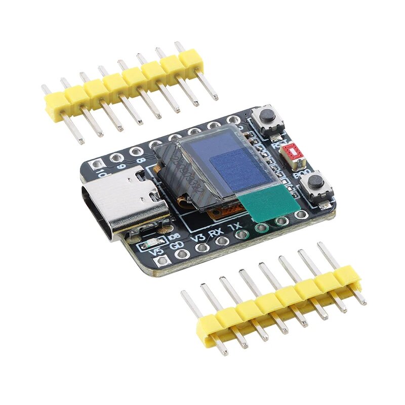 ESP32-C3 OLED-дисплей 0.42" с черным корпусом