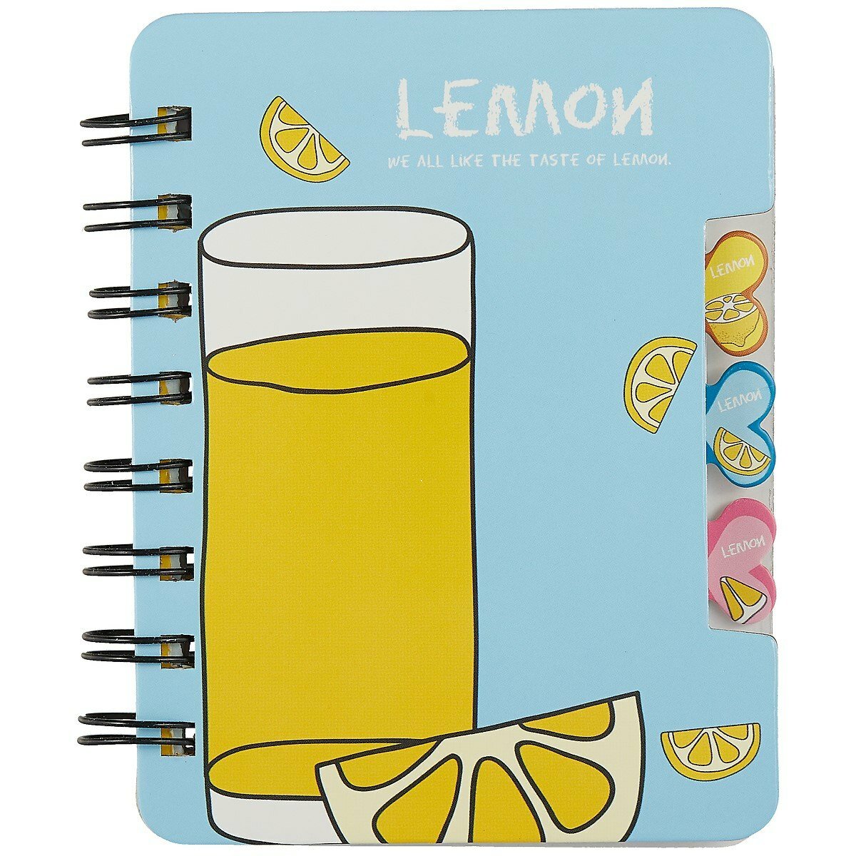 Записная книжка «Lemon» А6, 57 листов в линейку, спираль, в ассортименте