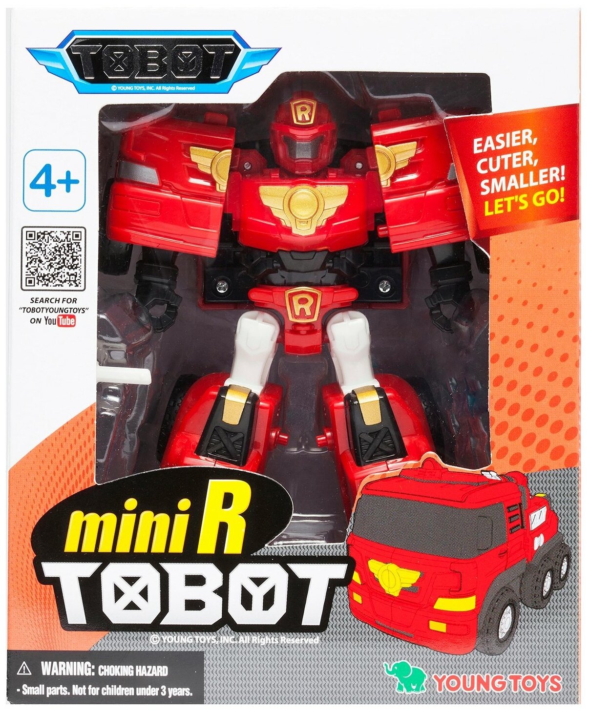 Трансформер Young Toys Tobot Мини Тобот R 301028