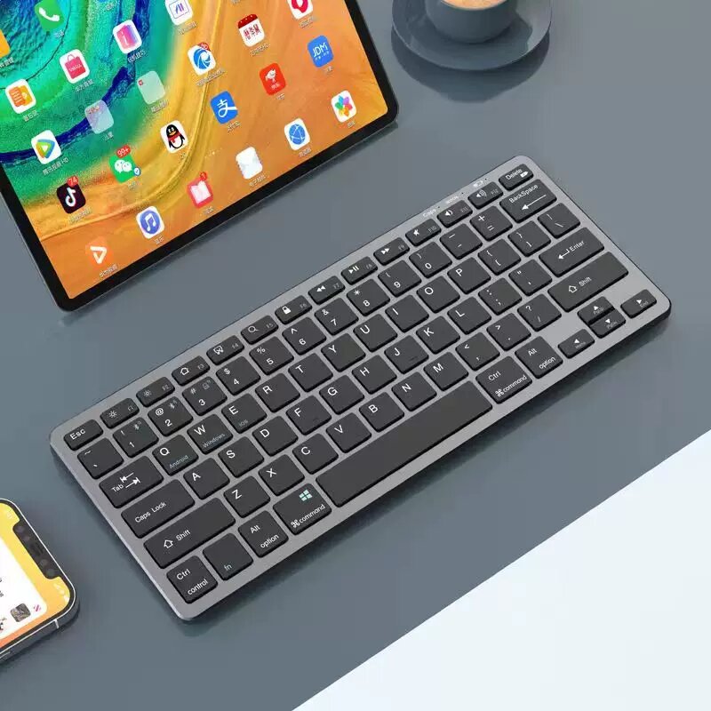 Беспроводной комплект клавиатуры и мыши Bluetooth, перезаряжаемый, подходит для Apple iPad mini, портативный,