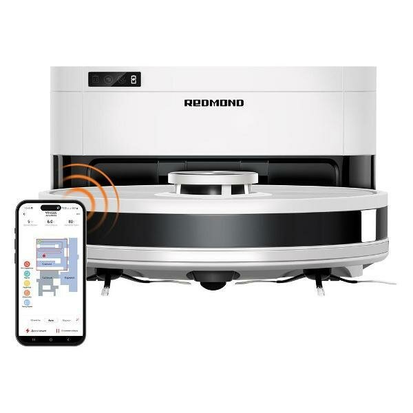 Робот-пылесос с базой очистки Redmond VR1322S White