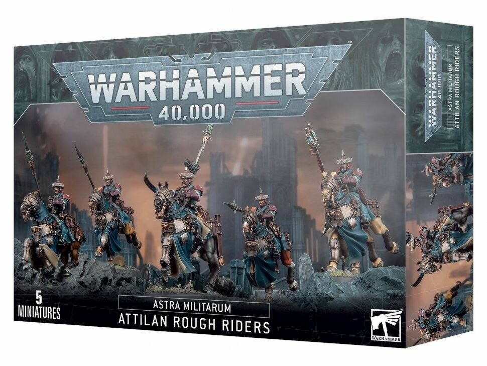 Набор миниатюр Astra Militarum Attilan Rough Riders Warhammer 40000