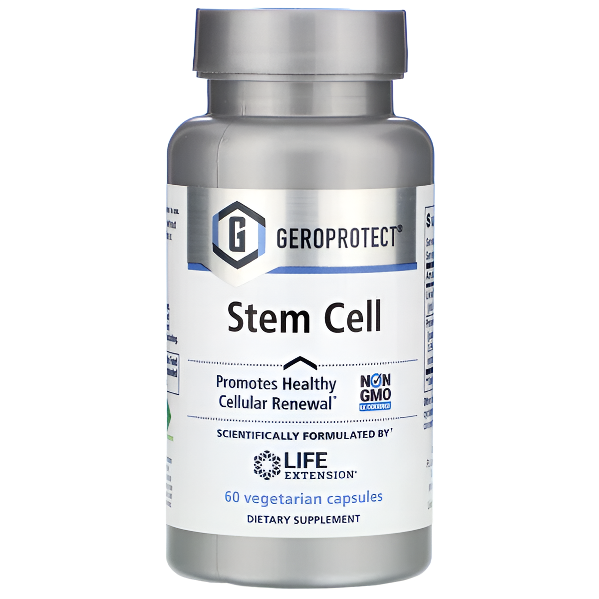 Life Extension, Geroprotect, Stem Cell, добавка для поддержания здоровья стволовых клеток, 60 вегетарианских капсул