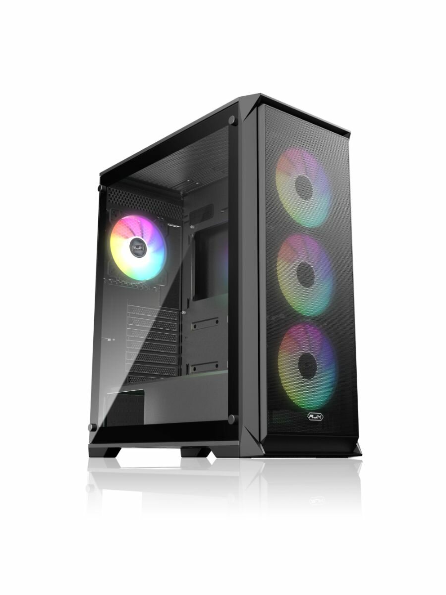 Корпус для ПК без БП RAIJINTEK ARCADIA 41-MS4 ARGB Black (0R20B00267)
