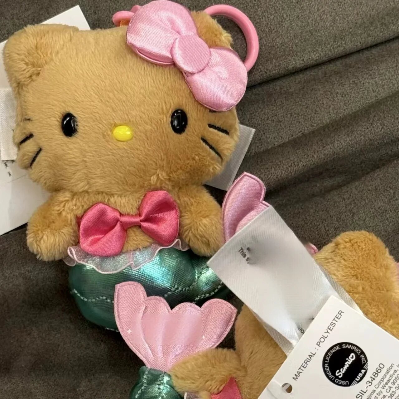 MINISO Плюшевый брелок Hello Kitty Русалка