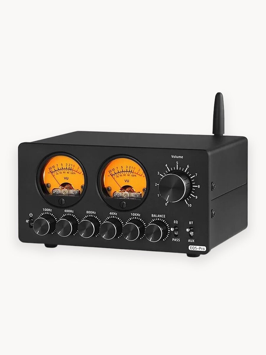Douk Audio EQ5-pro 5-полосный эквалайзер VU-метр Bluetooth HIFI предусилитель