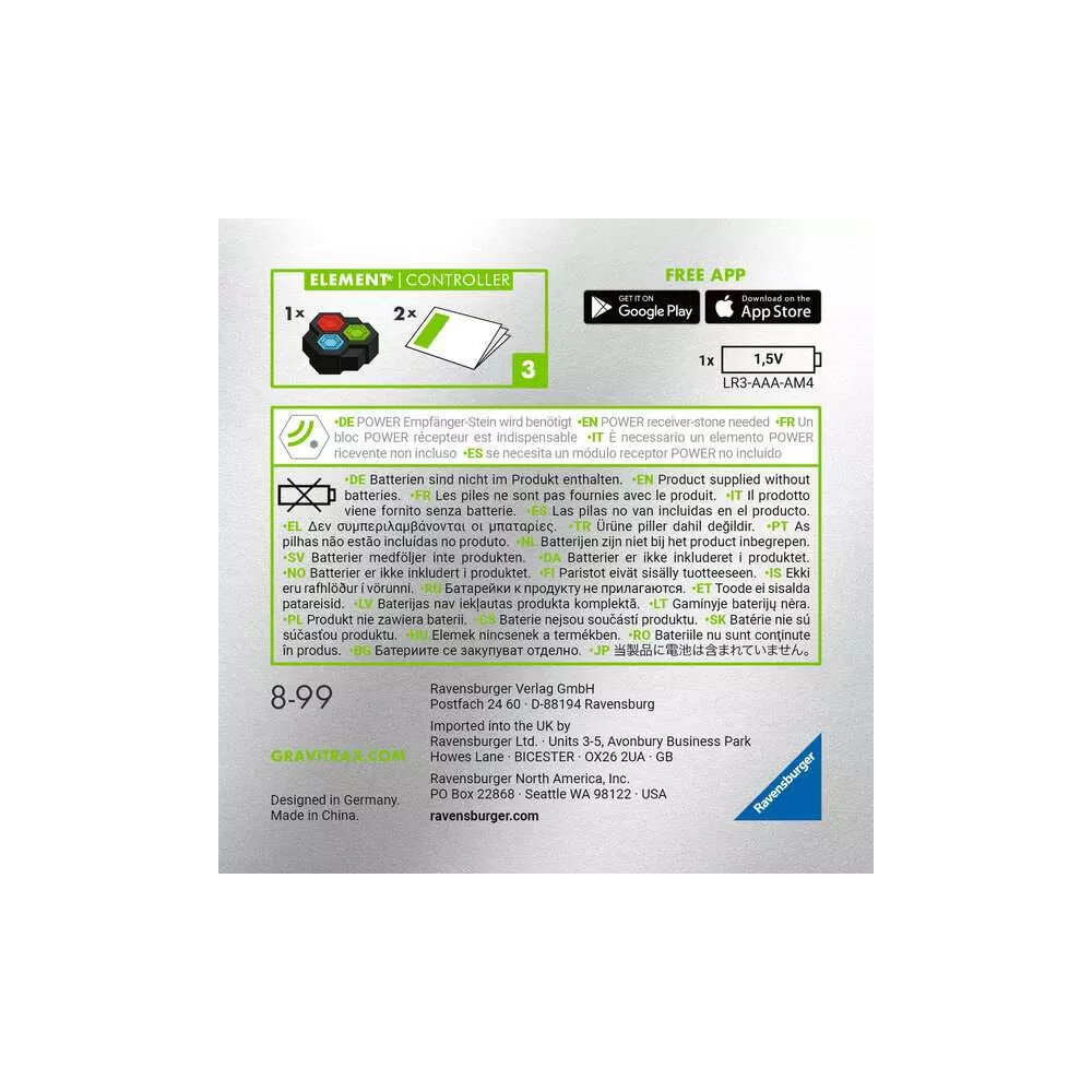 Конструктор Ravensburger GraviTrax POWER Element Controller (Элемент Контроллер), арт.26813 — фото 1