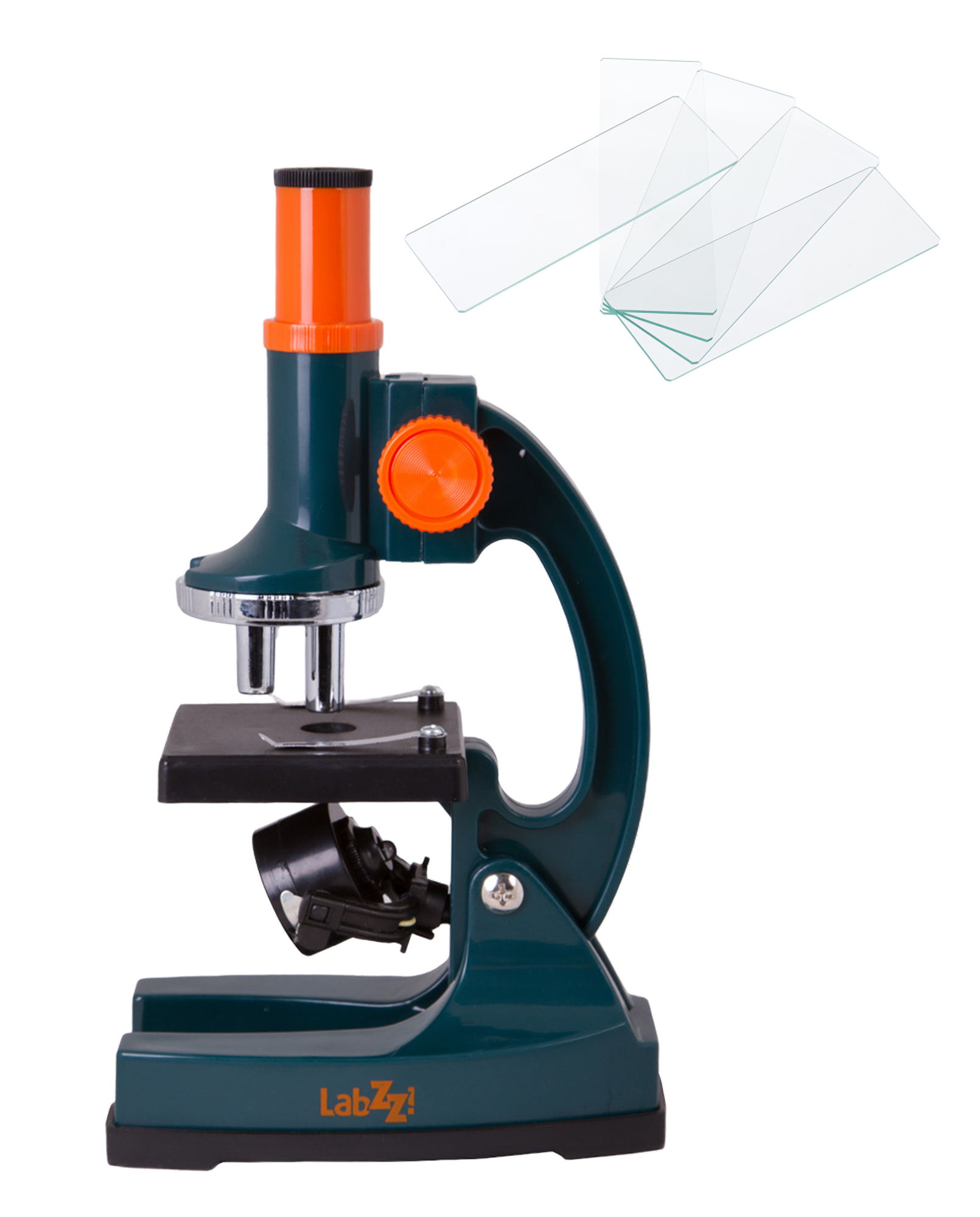 Набор микроскоп Levenhuk LabZZ M1 + предметные стекла 76х25 мм (50шт)
