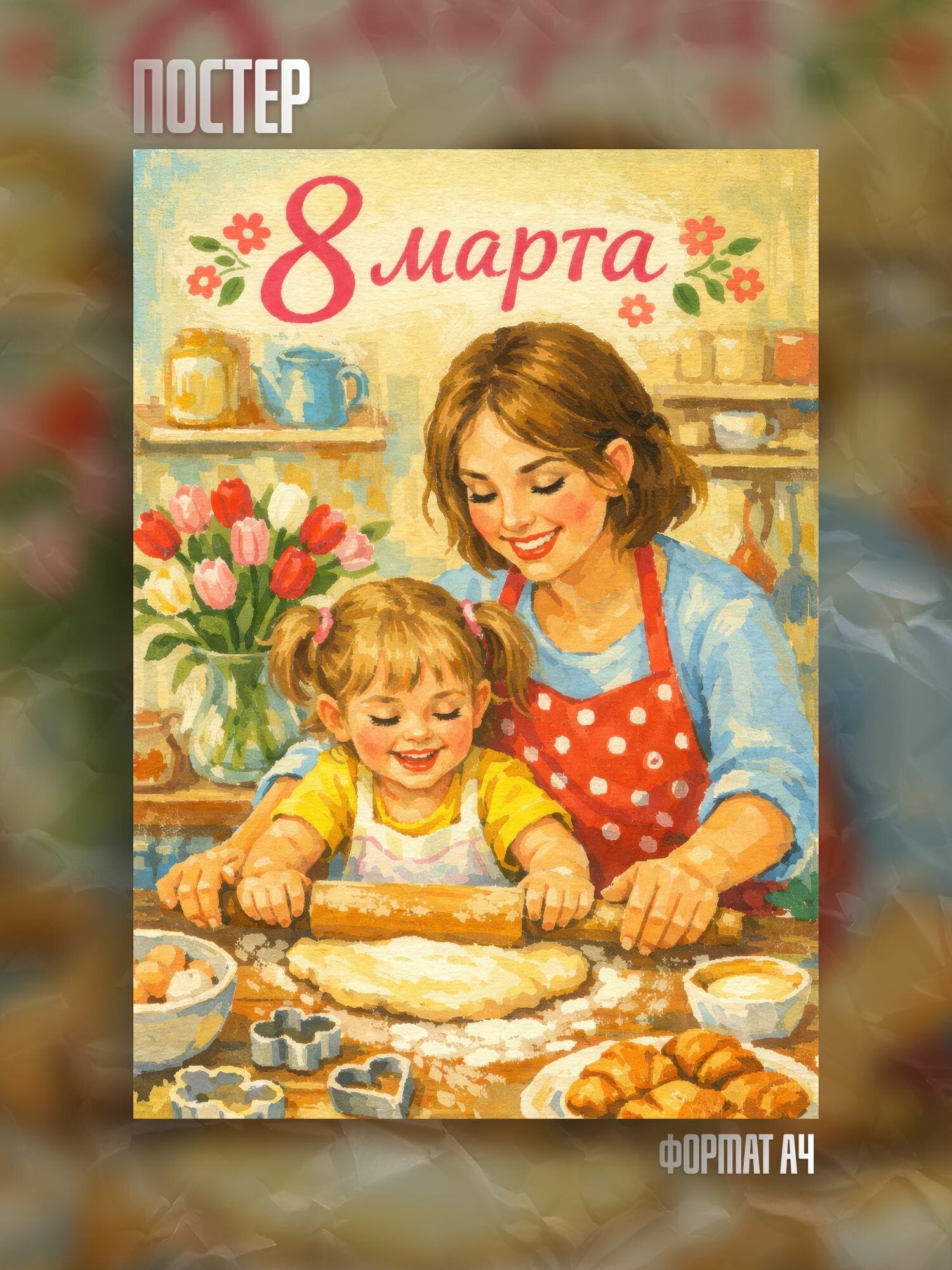 Плакат 8 марта