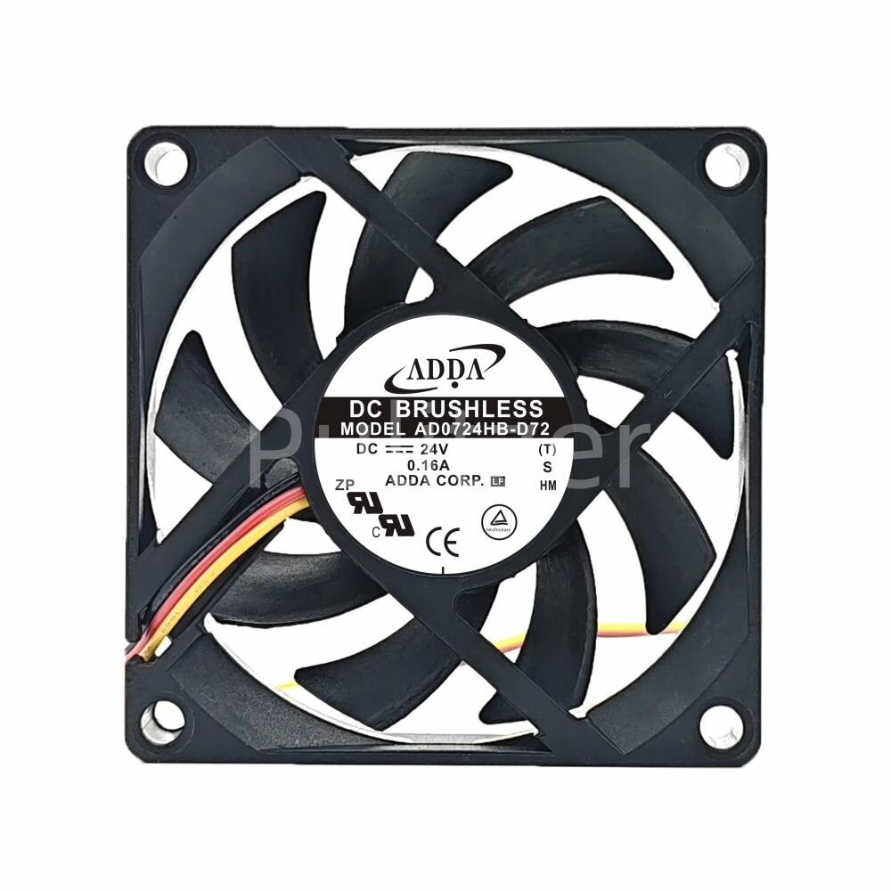 Вентилятор AD0724HB-D72 70*70*15 мм инверторного охлаждения 24 В 0.16A 4000 об/мин