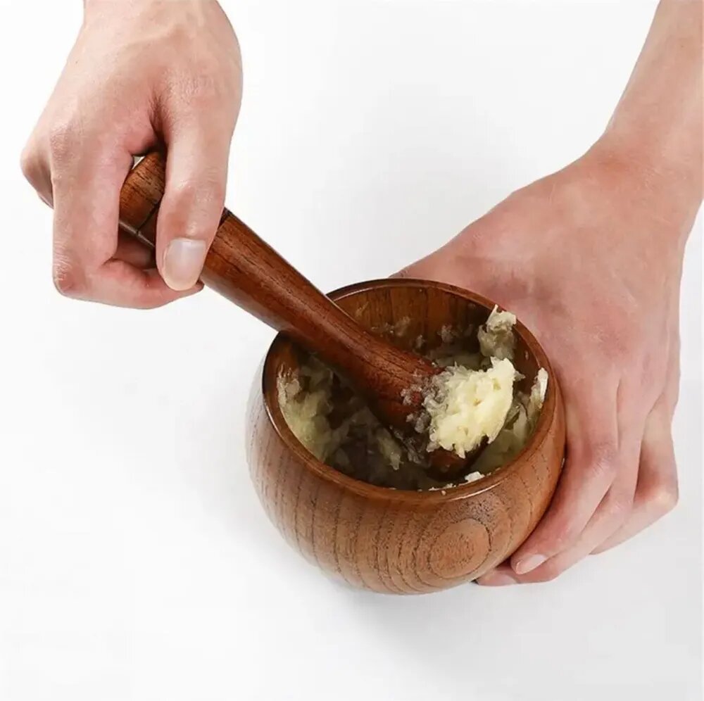 Ступка с пестиком, Дерево, 1 шт