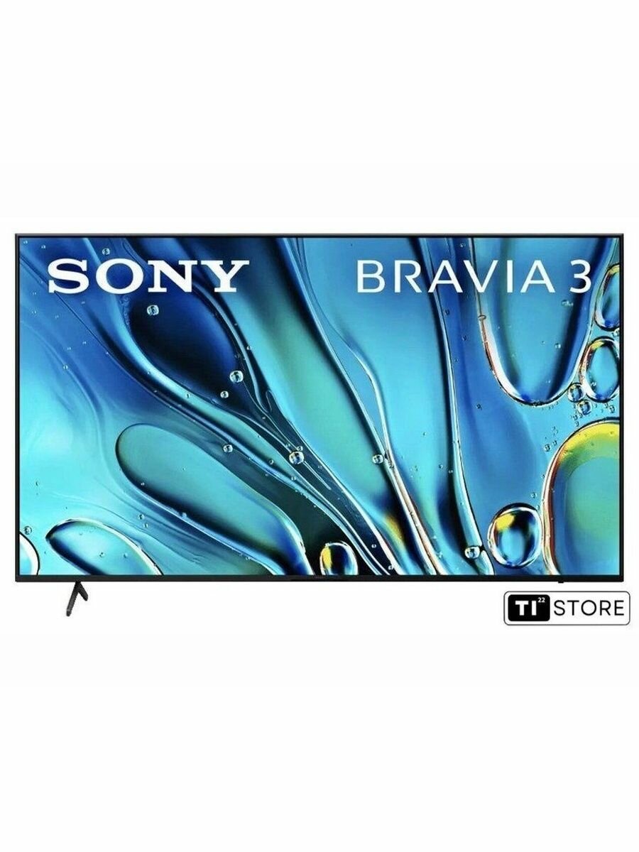 Телевизор Sony Bravia 3 K-85S30 2024, 85", 4K Ultra HD, Smart TV, Google TV, Wi-Fi, Bluetooth, AI Assistant