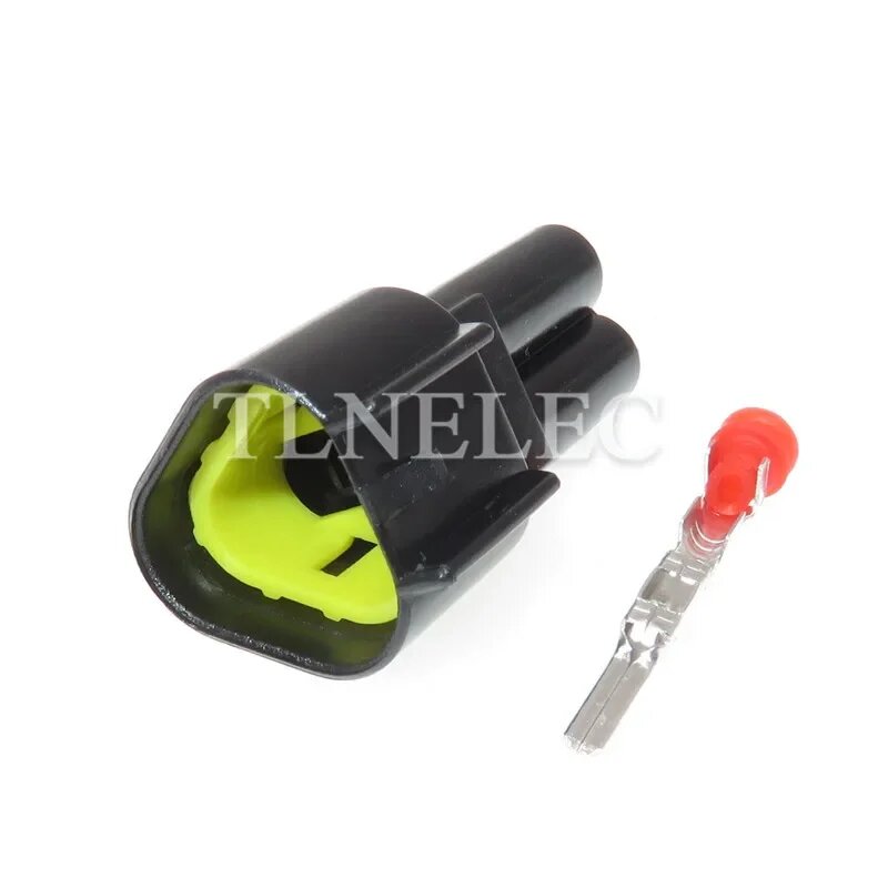 Автомобильный разъем 3-контактный черный (male connector)
