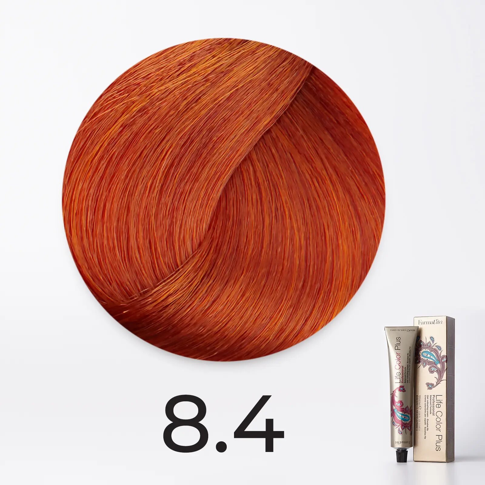 FarmaVita Краситель для волос Life Color Plus 8.4 Светлый блондин медный, 100 мл