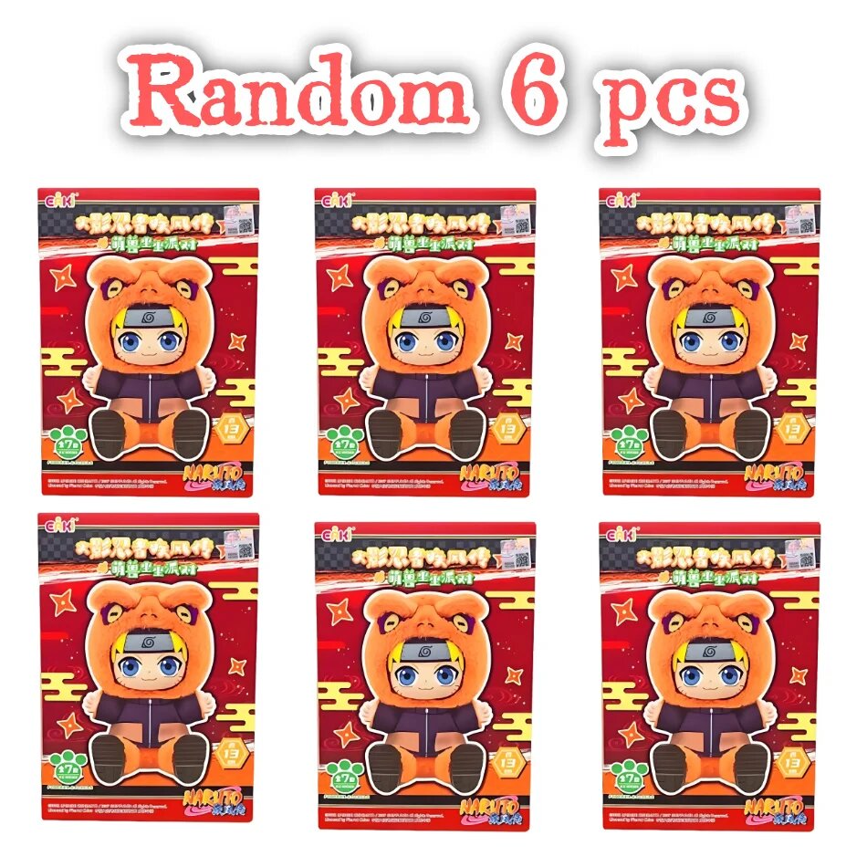 Naruto Shippuden виниловая кукла, Random 6 PCS